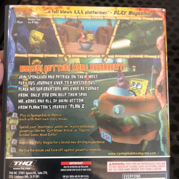 Nintendo | Video Games & Consoles | The Spongebob Squarepants Movie ...